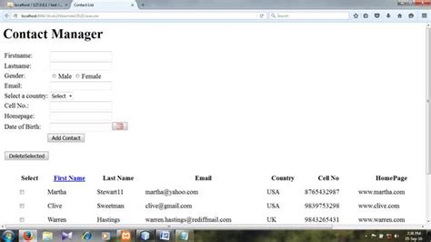 Java Struts2 And Hibernate4 Crud With Mysql With Pagination Sorting And Export Option Using