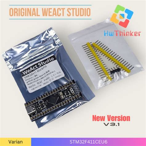 Jual Pa99 Weact Stm32f411ceu6 Stm32 Stm32f4 Arm Cortex M4 Blackpill Flety V31 F411 Shopee