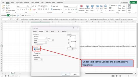Two Ways To Wrap Text In Excel Mark S Excel Tips