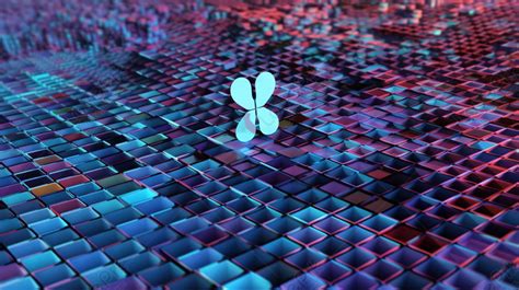 추상 픽셀화 큐브 암호화폐 개념에 대한 Ripple Xrp 로고의 3d 그림 비트코인 배경 추상 큐브 배경 암호화폐 배경 이미지 Hd 비트코인 추상 큐브 암호화폐
