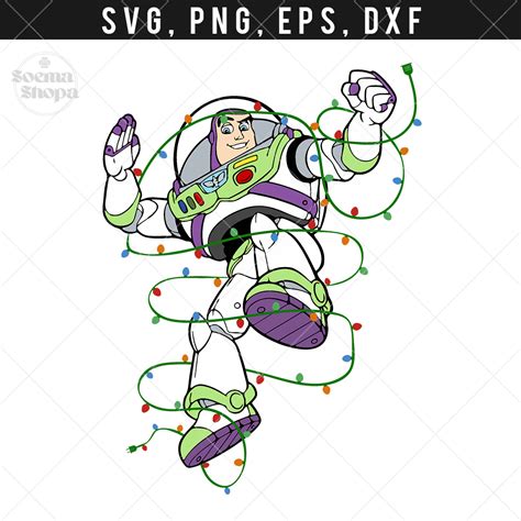Buzz Christmas Svg Clipart Toy Story Svg Toy Lightyear Svg Inspire