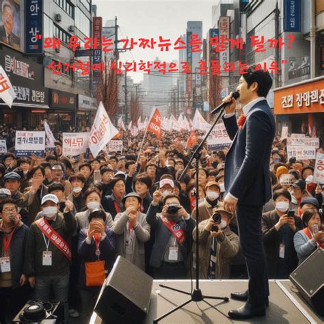 왜 우리는 가짜뉴스를 믿게 될까 선거철에 심리학적으로 흔들리는 이유