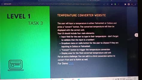 Nikitha K On Linkedin Temperatureconverter Webdevelopment Designing Internship