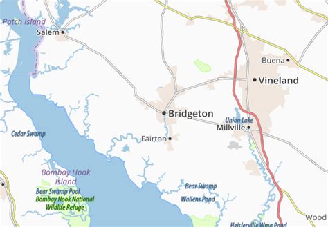 Michelin Bridgeton Map Viamichelin