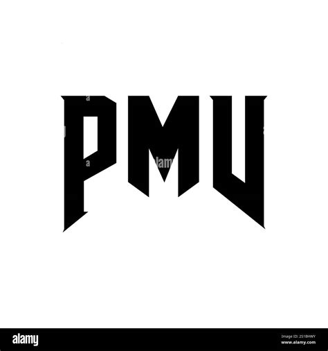 Pmv Letter Logo Design For Technology Company Pmv Logo Design Black