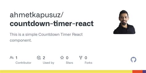 GitHub Ahmetkapusuz Countdown Timer React This Is A Simple Countdown Timer React Component