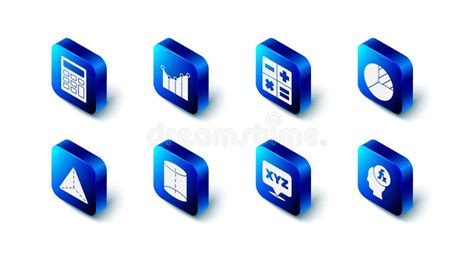 set graph schedule chart diagram calculator pie infographic function mathematical symbol