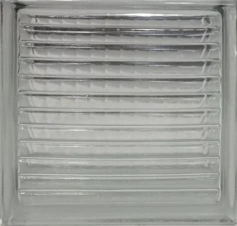 White Plain Square Glass Block Size 75x75 Inches At Rs 150piece In