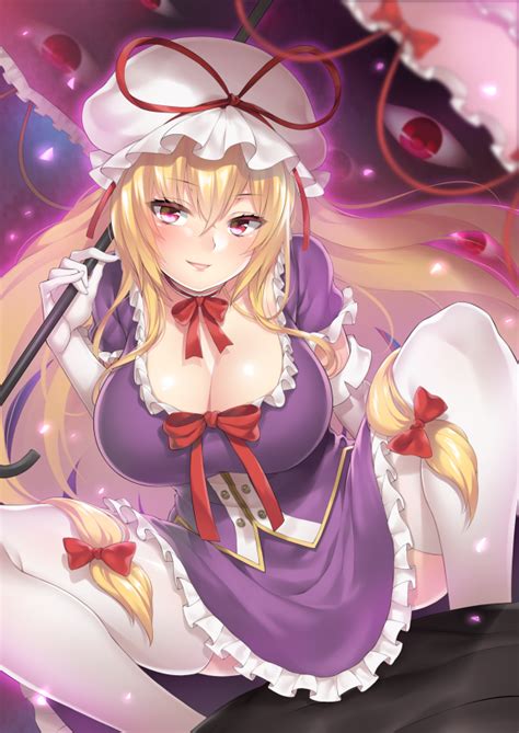 Yakumo Yukari Touhou Drawn By Fuya Tempupupu Danbooru