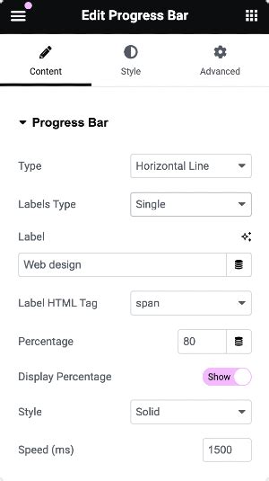 PowerPack Progress Bar Widget Overview PowerPack Addons For Elementor