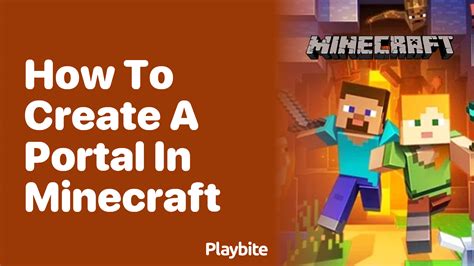 How To Create A Portal In Minecraft Playbite