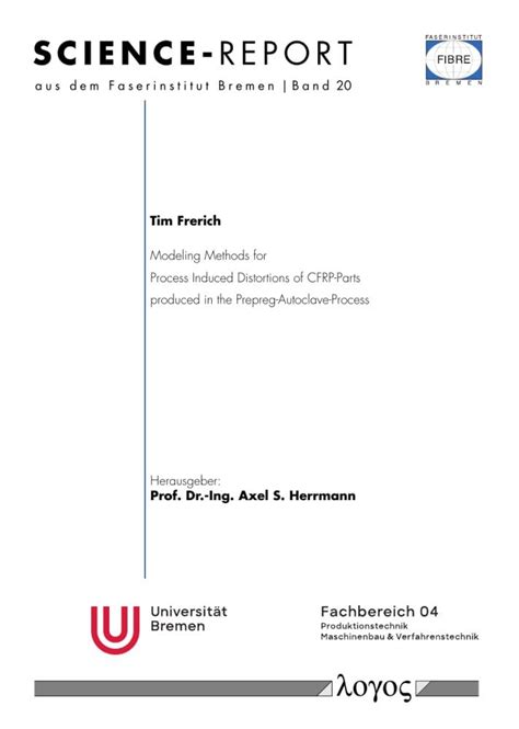 Modeling Methods For Process Induced Distortions Of Cfrp Parts Produced