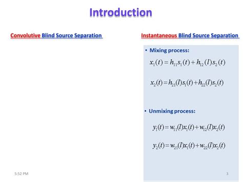 Ppt Blind Separation Of Speech Mixtures Powerpoint Presentation Free Download Id 3264348