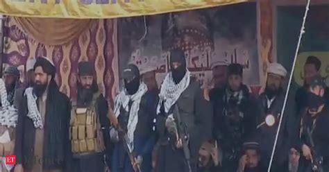 Pak Based Terror Groups Hold Rally In Pojk Highlighting Ongoing