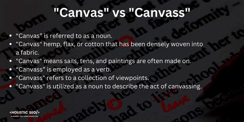 Canvas Vs Canvass Difference Between Them And How To Correctly Use