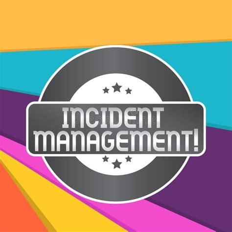 Word Writing Text Incident Management Business Concept For Process To Return Service To Normal
