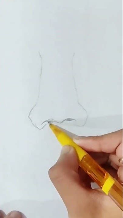 Nose Sketch Tutorial Shorts Youtube Nose Sketch Tutorial Shorts Youtube
