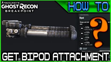 Ghost Recon Breakpoint Bipod Location YouTube