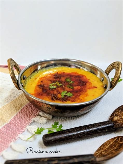 Punjabi Dal Tadka Recipe How To Make Dal Tadka Rachna Cooks