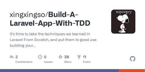GitHub Xingxingso Build A Laravel App With TDD It S Time To Take The