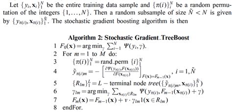 Machine Learning Which Data Are Used At Each Step Of Stochastic Gradient Boosting Subsample