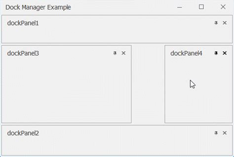 dock panels winforms controls devexpress documentation