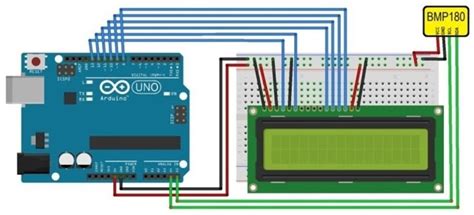 IoT Project Of Temperature And Pressure Measurement Using Pressure Sensor BMP And Arduino