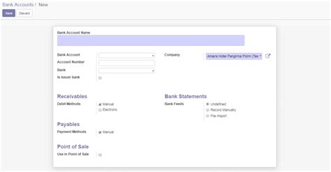 Menambahkan Bank Accounts System Documentation
