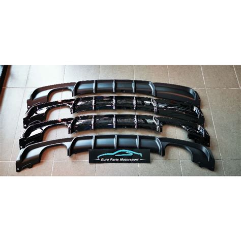 Bmw F30 M Performance Diffuser Gloss Matte Black Shopee Malaysia