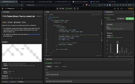Leetcode Problem 114 Asif Hashmi Posted On The Topic Linkedin