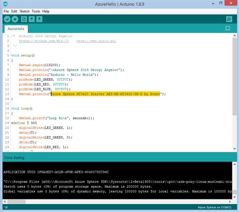 Azure Sphere Platformio Arduino And Linux