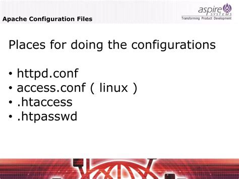 Apache Server Configuration And Optimization Ppt