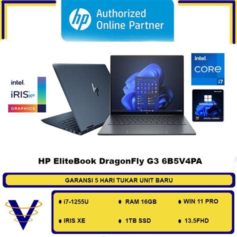 Jual Laptop Hp Elitebook Dragonfly G B V Pa I U Gb Tb Ssd W P Shopee Indonesia