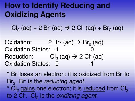 Ppt Oxidizing And Reducing Agents Powerpoint Presentation Free