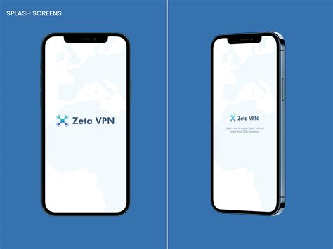 Zeta Vpn Mobile App Ui On Behance