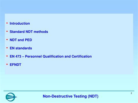 PPT Non Destructive Testing NDT PowerPoint Presentation Free