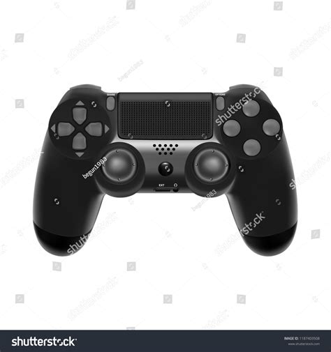 Gamepad Game Console Joystick Console Controller Stock Vector Royalty Free
