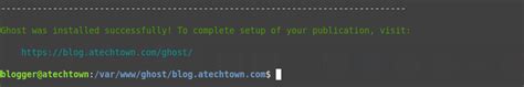 How To Install Ghost Cms On Ubuntu Imaginelinux