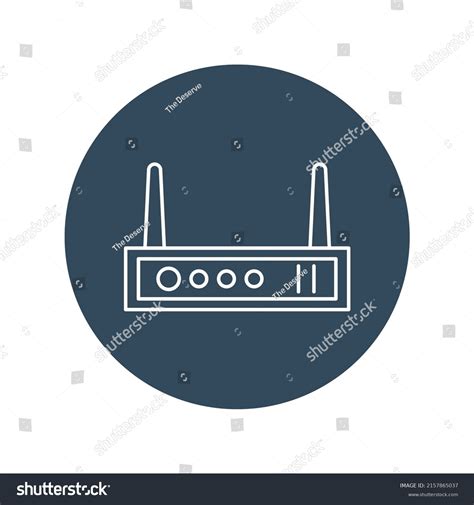 Internet Modem Vector Icon Which Suitable Stock Vector Royalty Free