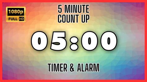⏰ 5 Minute Timer Count Up 1080p Hd Online Timer To Improve Your Focus And Accelerate