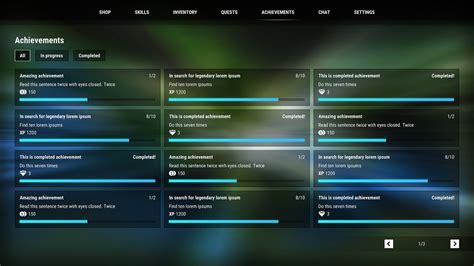 Dark Flat Fullscreen Gui Ui Kit Over 650 Png