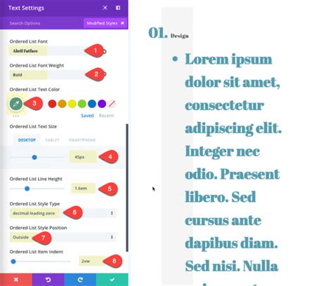 Unleashing The Power Of Divis Text Module For Creative List Designs