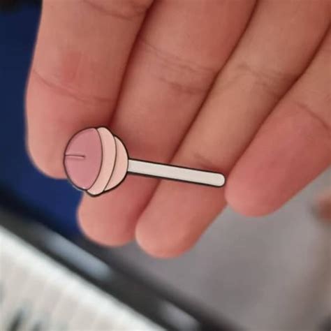Lollipop Enamel Pin Penis Lapel Pin Sex Pin Penis Bonbon Pin