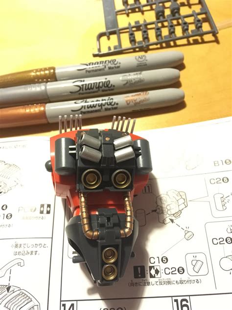 I Love These Metallic Sharpies First Time Using Them R Gunpla