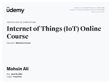 Mohsin Ali On Linkedin Iot Continuouslearning Udemyexcited Iot