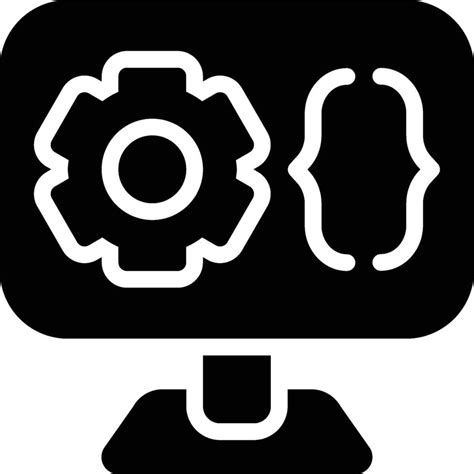 IDE Integrated Development Environment Glyph Solid Icon Vector Art At Vecteezy