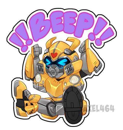 Transformers Bumblebee Chibi 2 6 Vinyl Decal Stickers Atelier Yuwa Ciao Jp