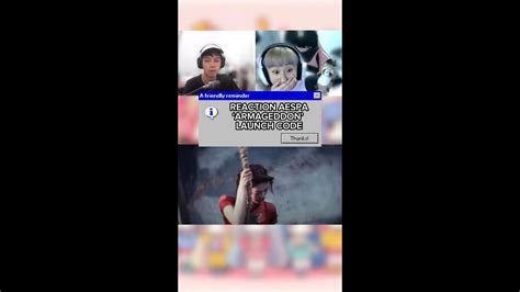 Aespa 에스파 Armageddon Launch Code Reaction Kcultduo Youtube