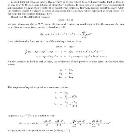 Solved Most Differential Equation Models That Are Used In