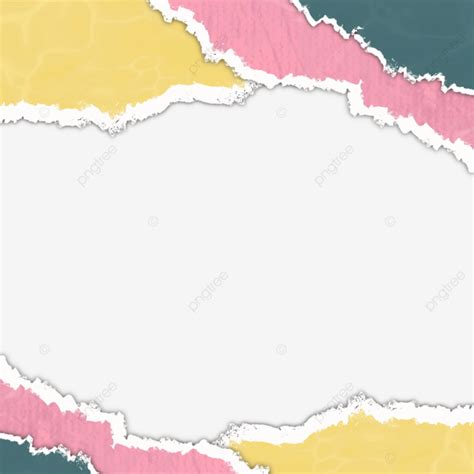 다채로운 찢어진 종이 테두리 찢어진 종이 종이 테두리 종이 Png 일러스트 및 Psd 이미지 무료 다운로드 Pngtree